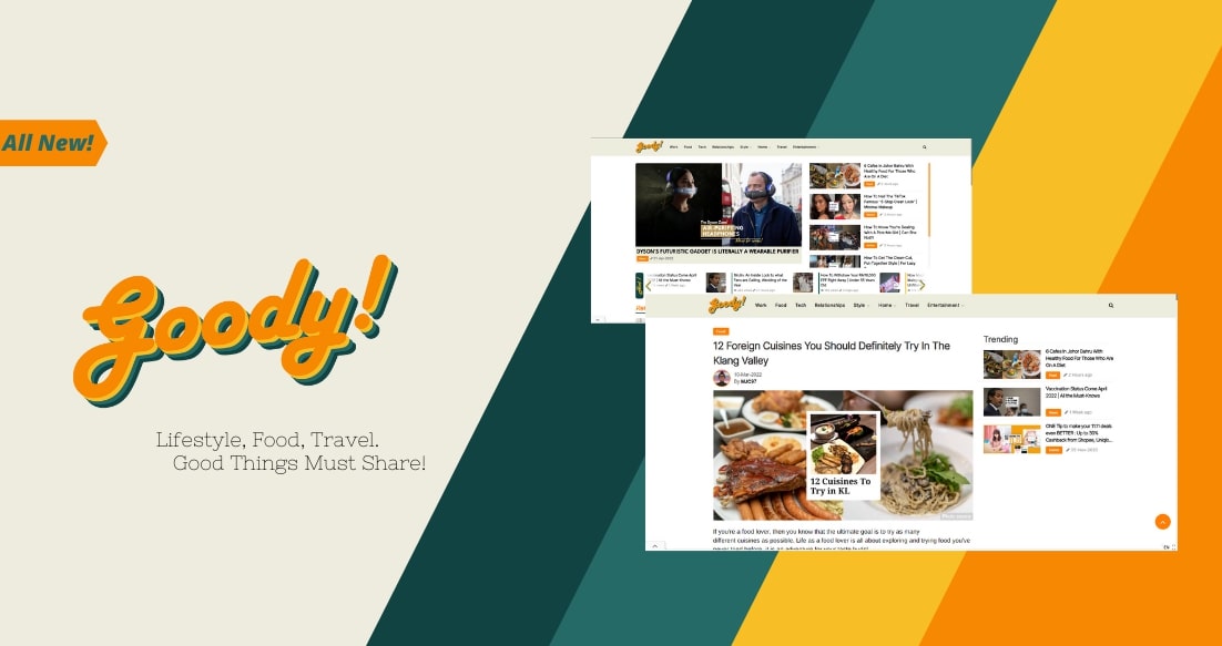 Goody! - Lifestyle, Food, Travel. Good Things Must Share!